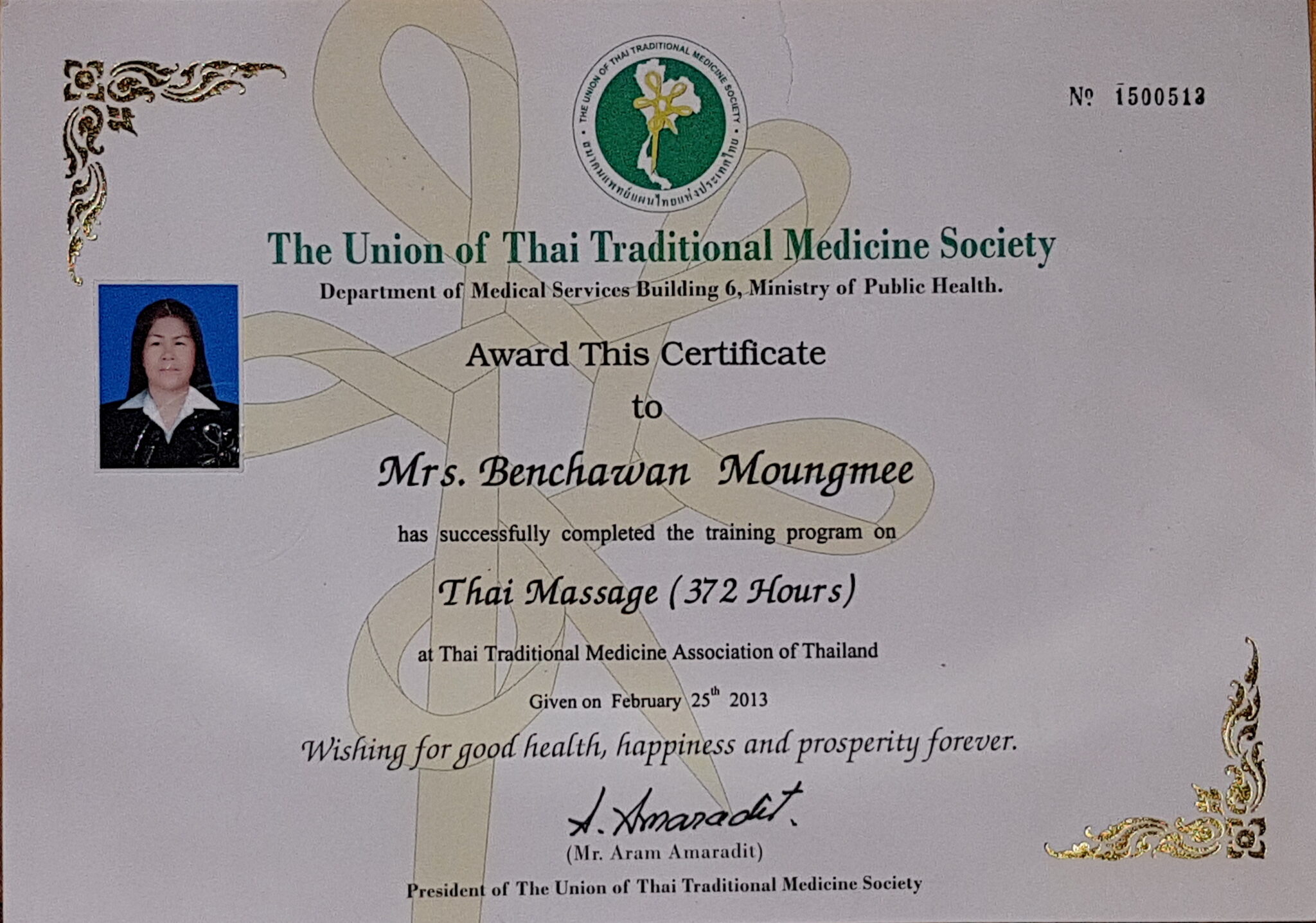 Referenzen – Traditionelle Thaimassage – Benchawan